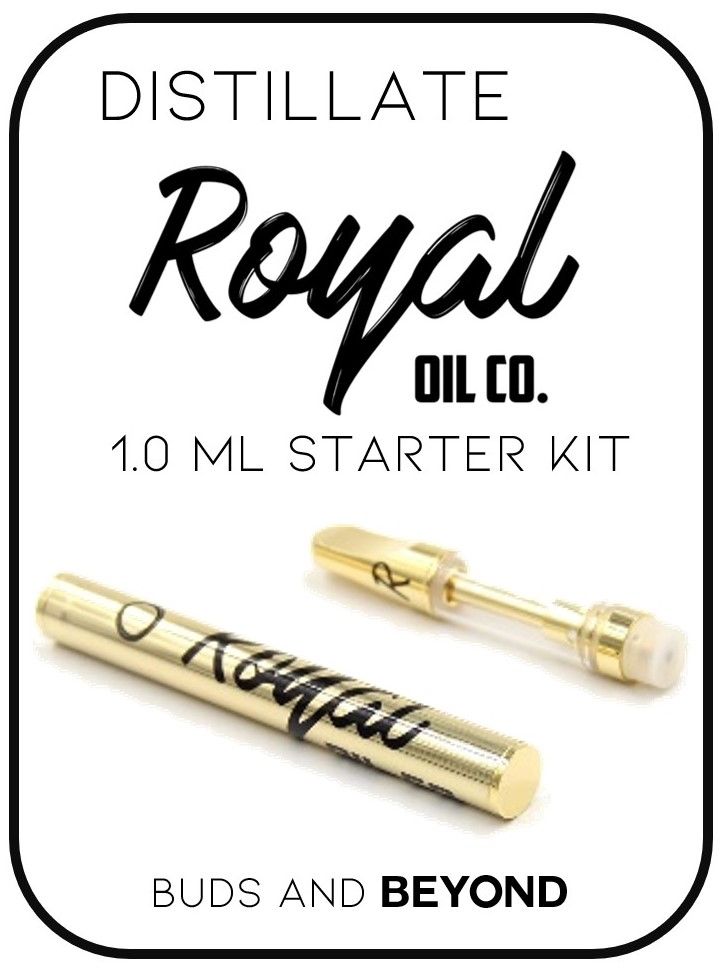 Royal Oil Starter Kit (Cartridge+Battery+Charger) With One Carry Box