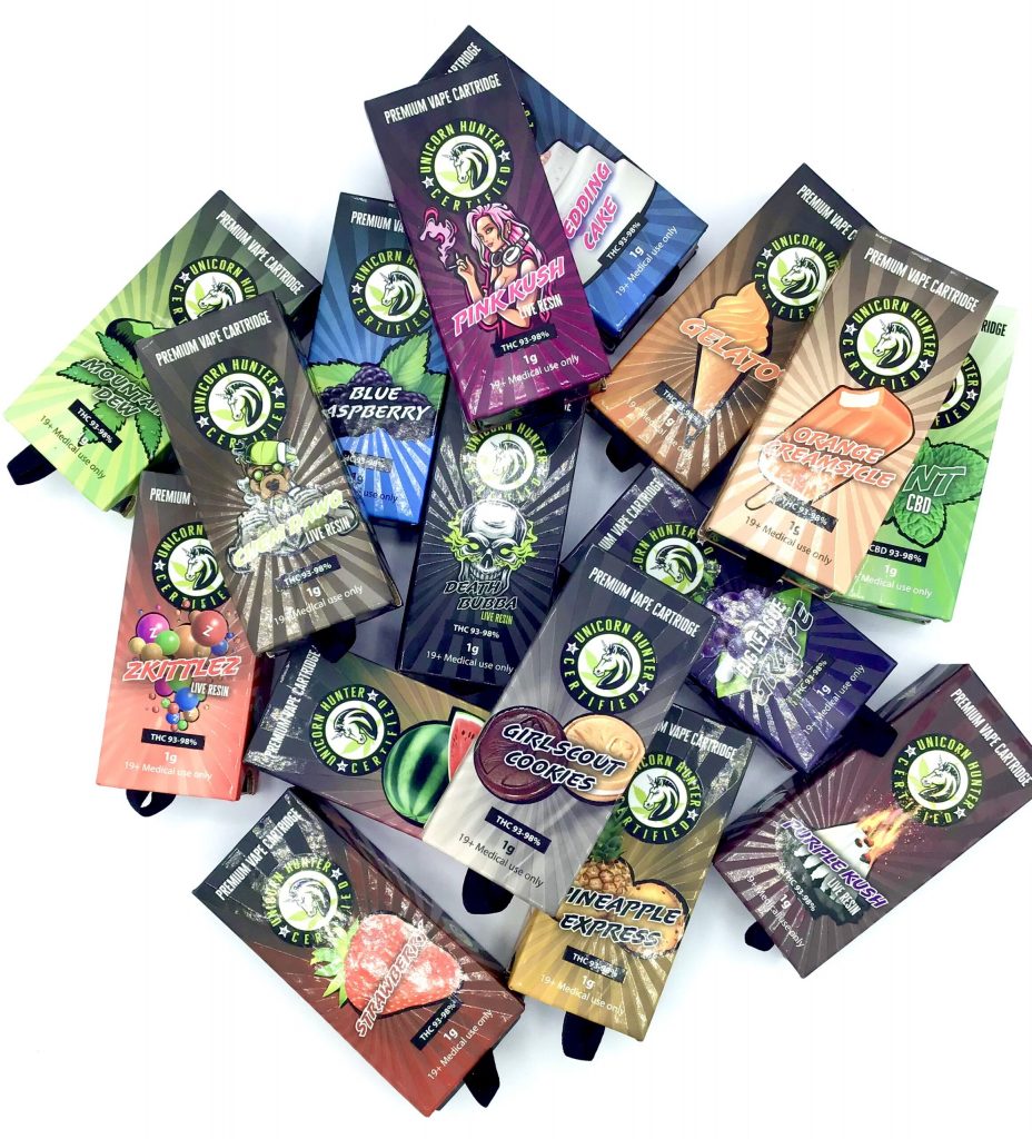 Unicorn Hunter Full Spectrum Vape Cartridges | High Quality